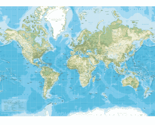 Verdenskort Til Væggen - 15 Verdenskort Til Dit Hjem